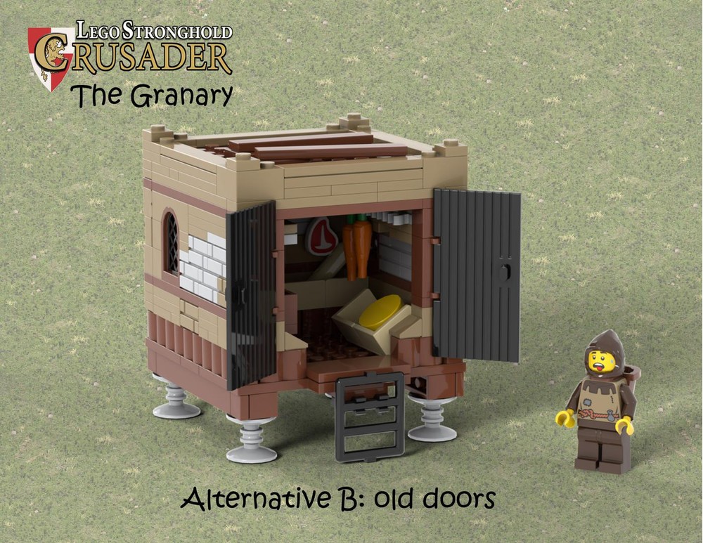 LEGO MOC Stronghold Granary by Legocionado | Rebrickable - Build with LEGO