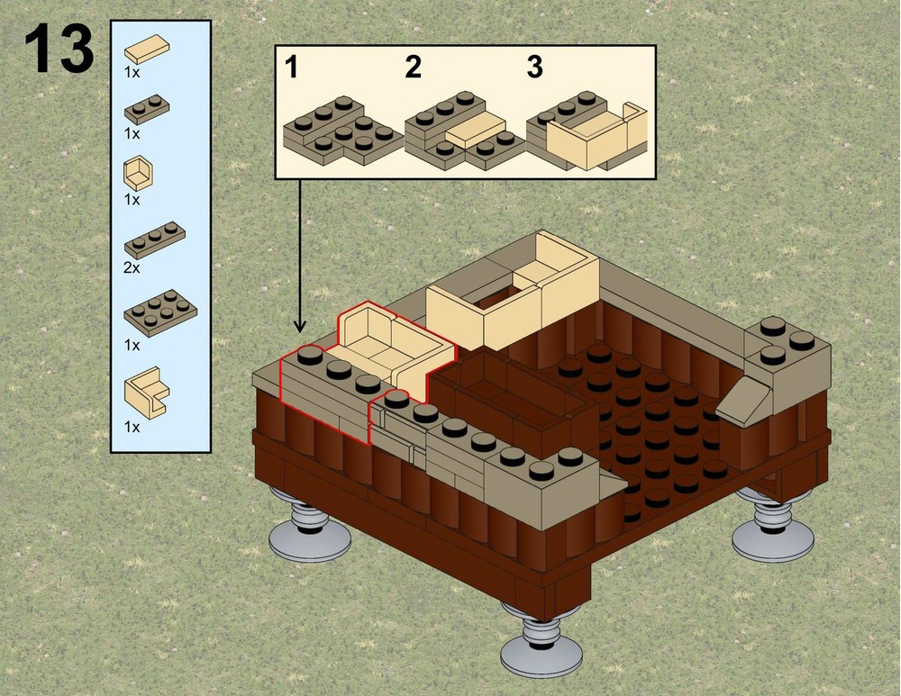 LEGO MOC Stronghold Granary by Legocionado | Rebrickable - Build with LEGO