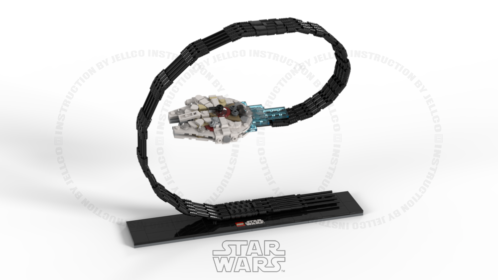 LEGO MOC Ultramicro M.falcon Roller coaster Concept Stand Alone version ...