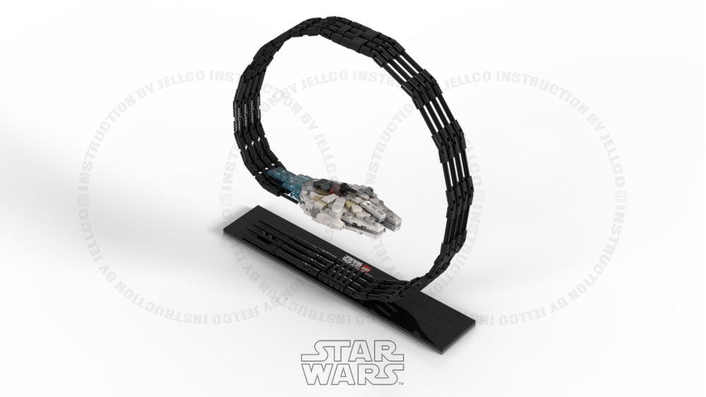 LEGO MOC Ultramicro M.falcon Roller coaster Concept Stand Alone version ...