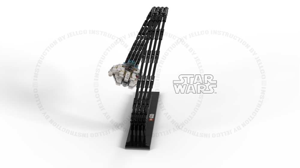 LEGO MOC Ultramicro M.falcon Roller coaster Concept Stand Alone version ...