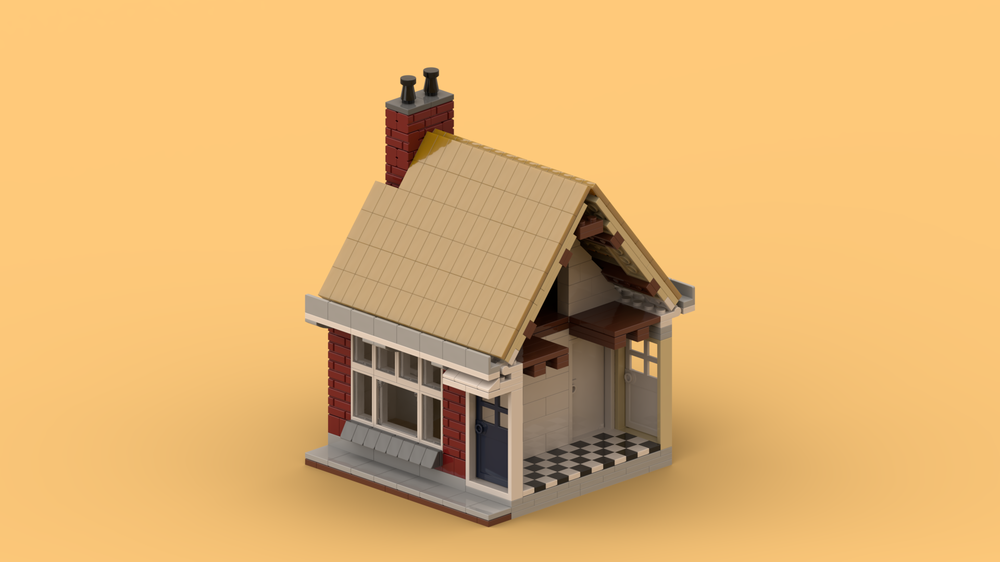 LEGO MOC Dutch Row Home A16 by keesbuilds | Rebrickable - Build with LEGO