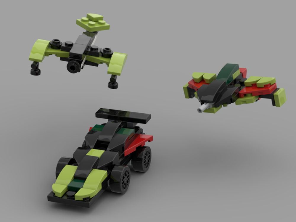 LEGO MOC Racer & Drones by a 5-year-old! — 30434 by McScottyBricks ...