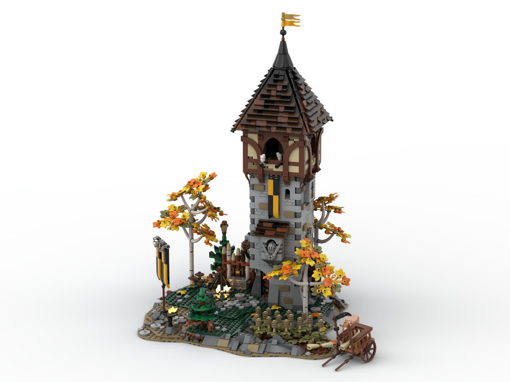 LEGO MOC The Crows Nest - Medieval Message Tower by Brickjester ...