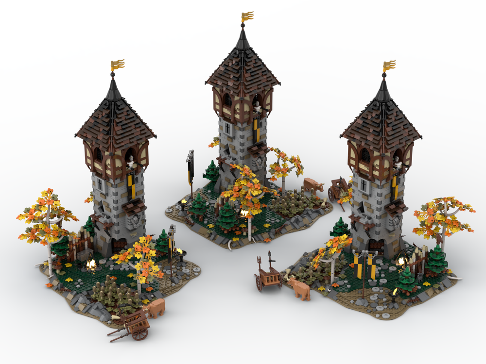 LEGO MOC The Crows Nest - Medieval Message Tower by Brickjester ...