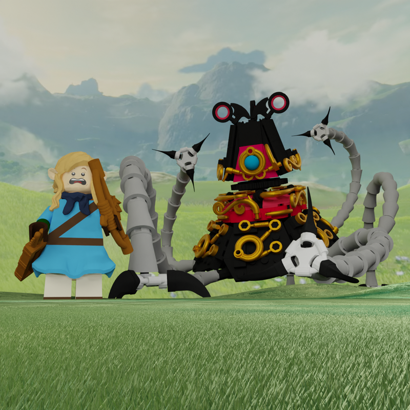 LEGO MOC Breath of the Wild: Guardian by jheewee | Rebrickable - Build ...