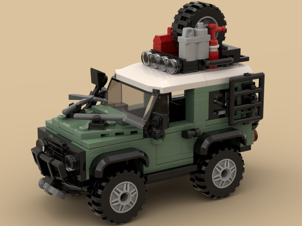 LEGO MOC Land Rover Classic Defender 90 by atkinson76 | Rebrickable ...