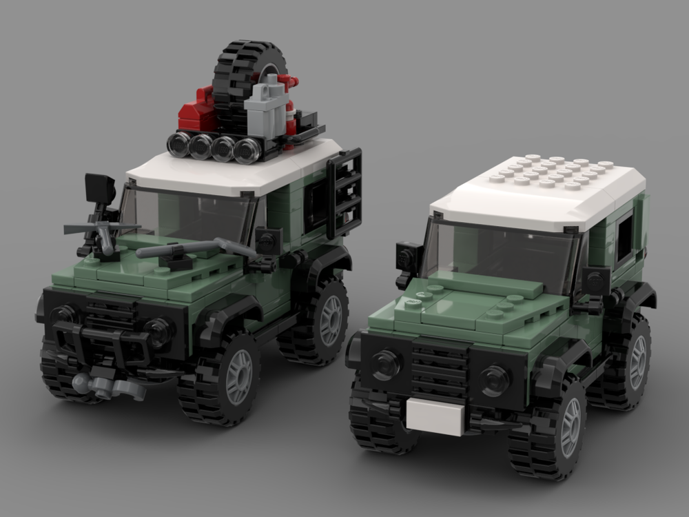 Lego Moc Land Rover Classic Defender 90 By Atkinson76 Rebrickable