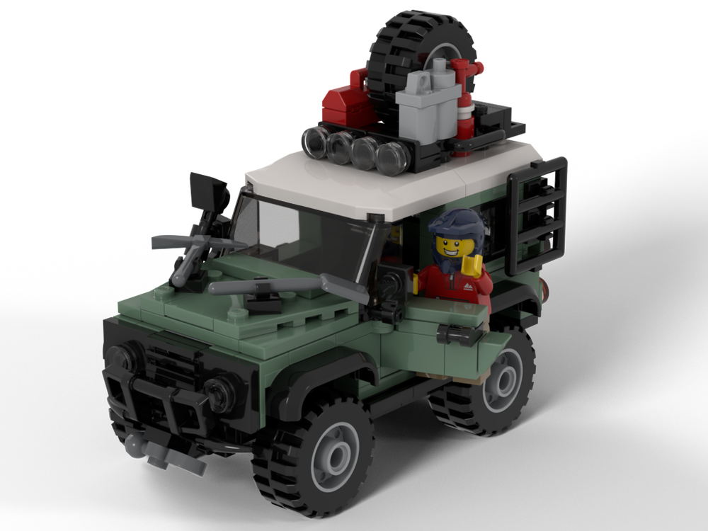 Lego Moc Land Rover Classic Defender 90 By Atkinson76 Rebrickable