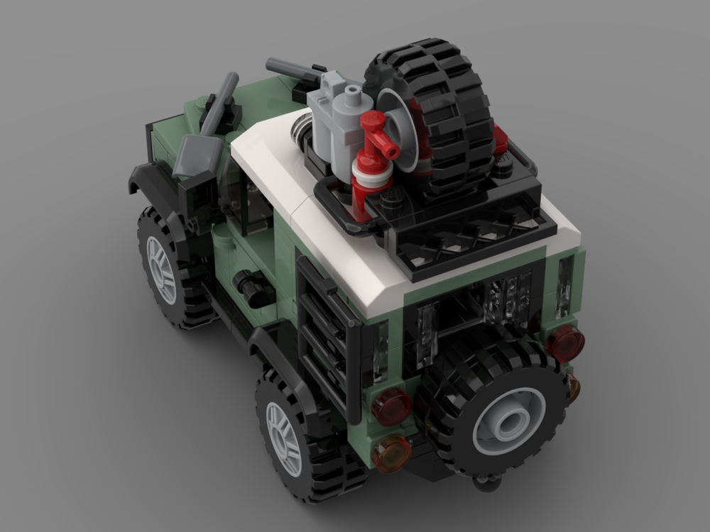 Lego Moc Land Rover Classic Defender 90 By Atkinson76 Rebrickable