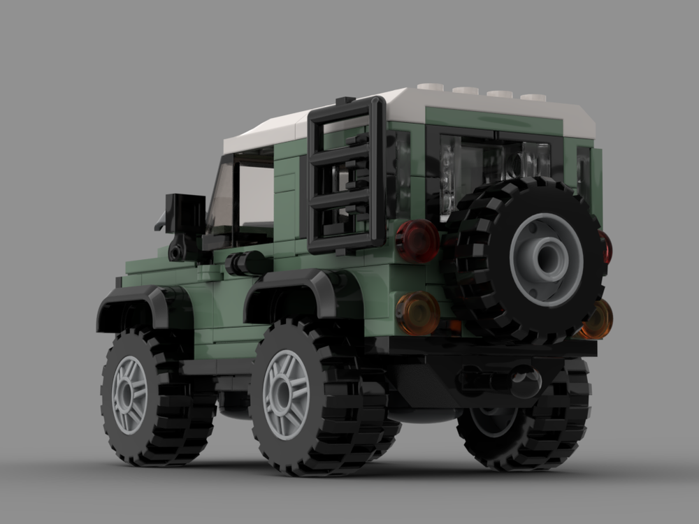 Lego Moc Land Rover Classic Defender 90 By Atkinson76 Rebrickable