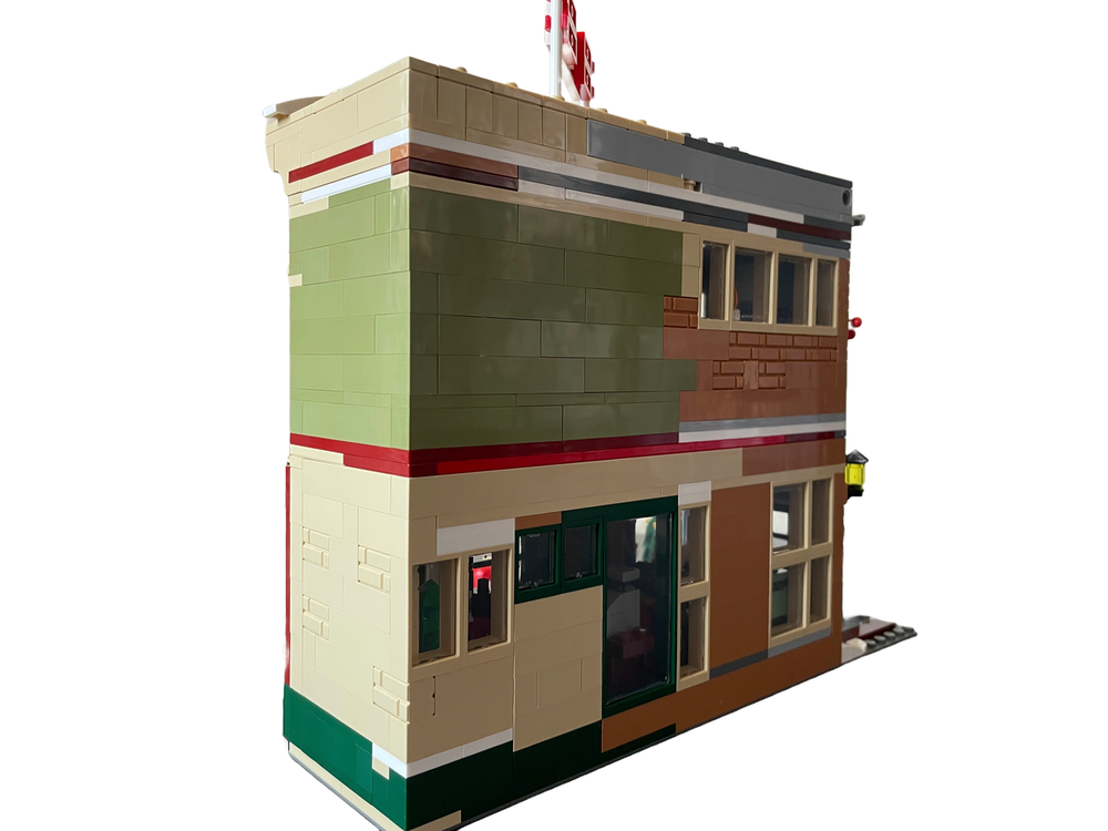 Lego Moc Holiday Main Street Corner Modular Alternate Build Of 10308 By