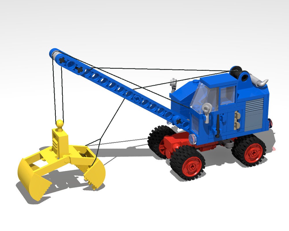 LEGO MOC Excavator type Fuchs 301 by sidetrack | Rebrickable - Build ...