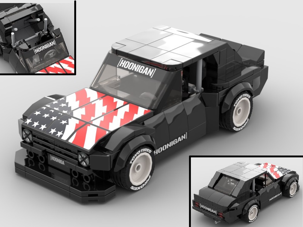 Lego Moc Ford Escort Mk2 Hoonigan By Prodbrick Rebrickable Build