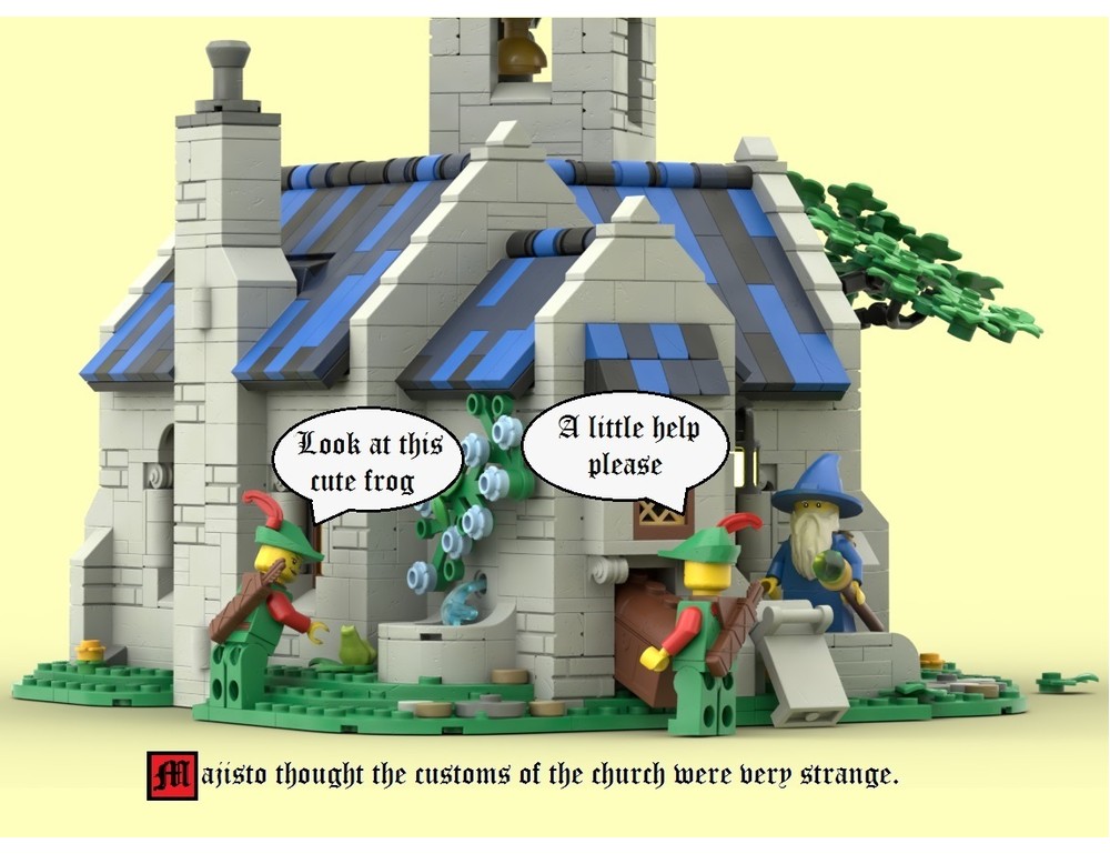Lego Moc Lion Knights Castle Chapel By Jhobbs Rebrickable Build