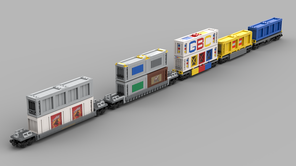 LEGO MOC Container System by TrainsWithLights | Rebrickable - Build ...