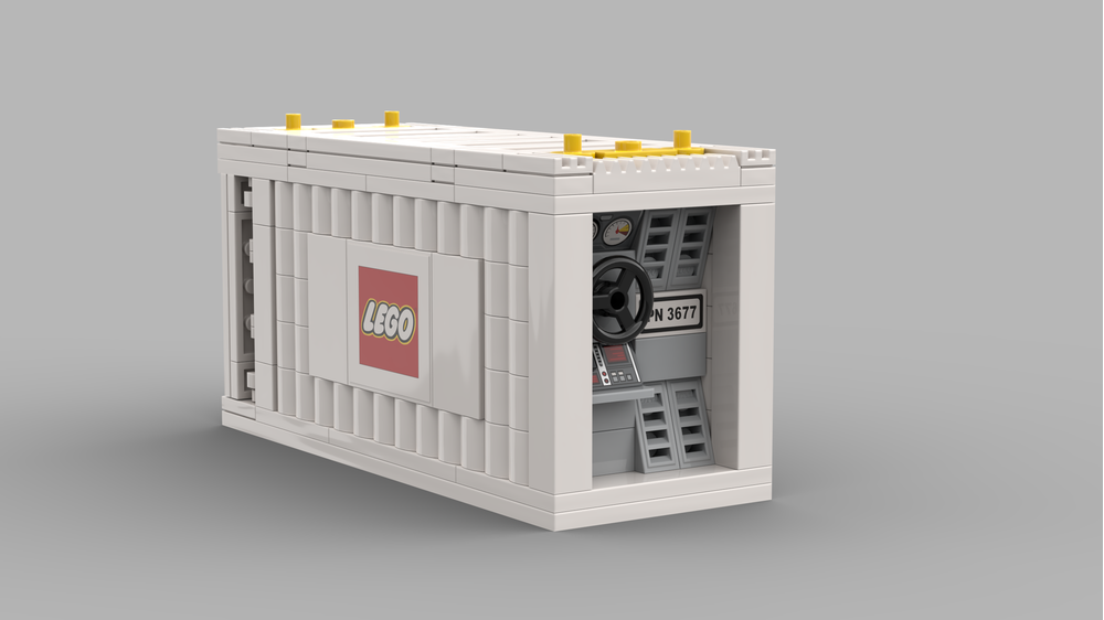 Lego Moc Container System By Trainswithlights Rebrickable Build With Lego