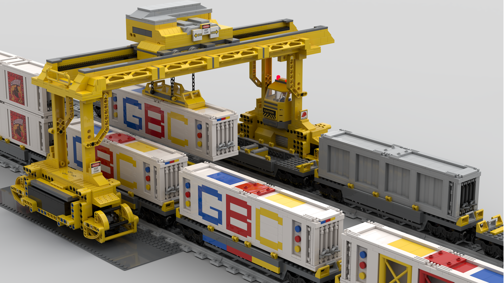 Lego Moc Container System By Trainswithlights Rebrickable Build With Lego