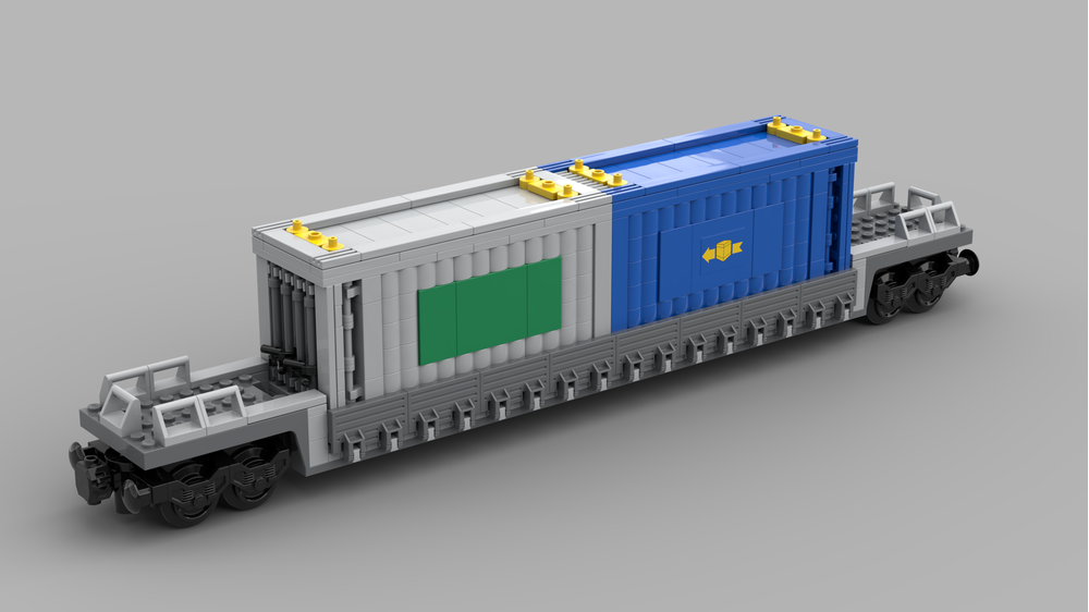 Lego Moc Container System By Trainswithlights Rebrickable Build With Lego