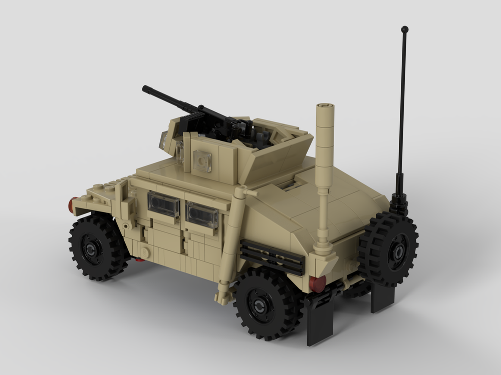 Lego Moc M1151 Humvee By Dinhtuankiet Rebrickable Build With Lego