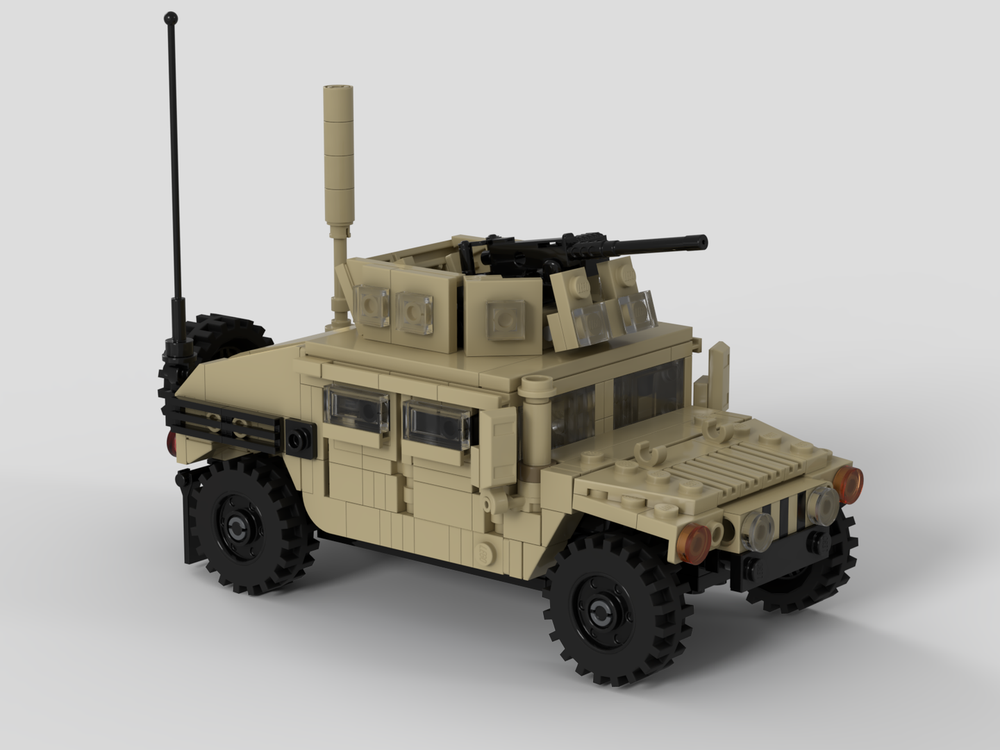 Lego Moc M1151 Humvee By Dinhtuankiet Rebrickable Build With Lego