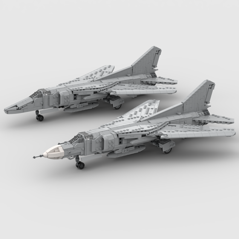 LEGO MOC Mig 23/27 by ynry | Rebrickable - Build with LEGO