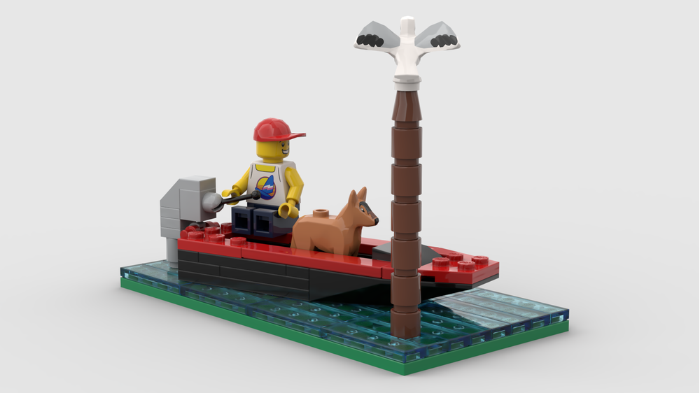 Lego Moc The Little Boat In Venice By Astrofabius Rebrickable Build