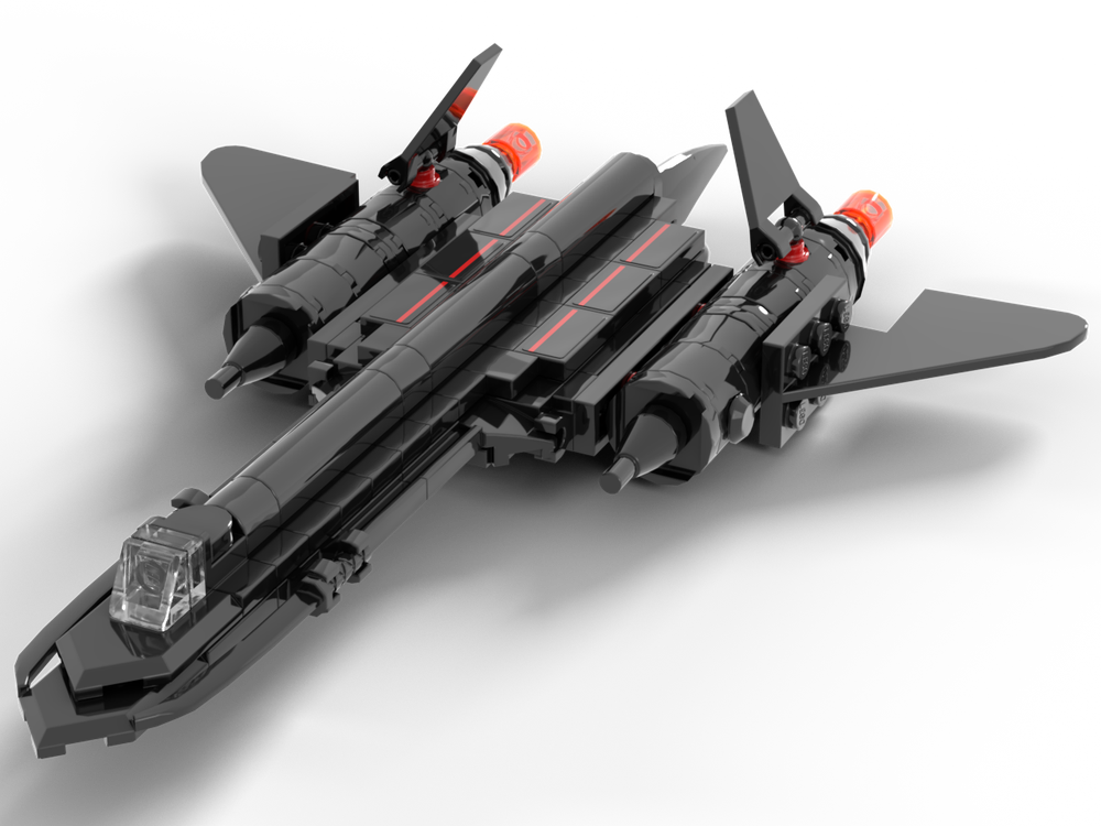 LEGO MOC SR-71 Blackbird Mini by Thomus_Bean | Rebrickable - Build with ...