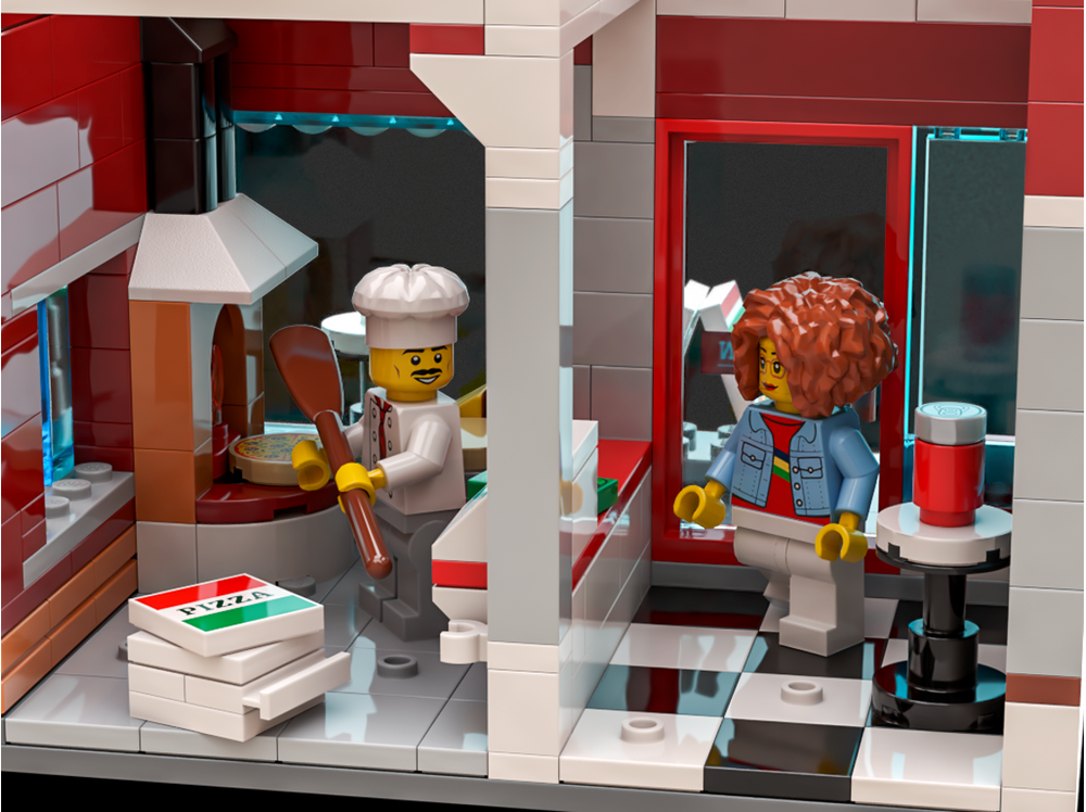 LEGO MOC Main Street by brickingfromhome | Rebrickable - Build with LEGO