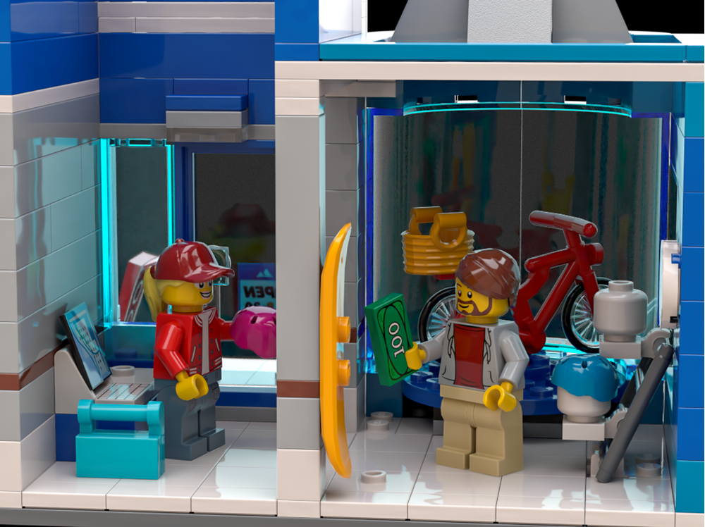 LEGO MOC Main Street by brickingfromhome | Rebrickable - Build with LEGO