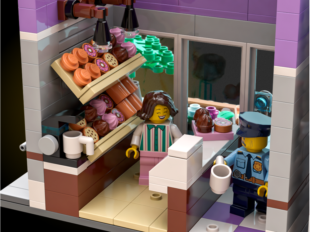 LEGO MOC Main Street by brickingfromhome | Rebrickable - Build with LEGO