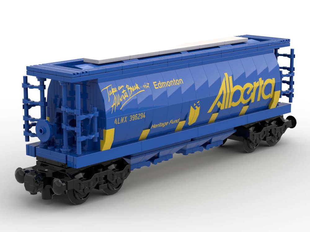 LEGO MOC Canadian Grain Hopper Car by TO.Creations | Rebrickable ...