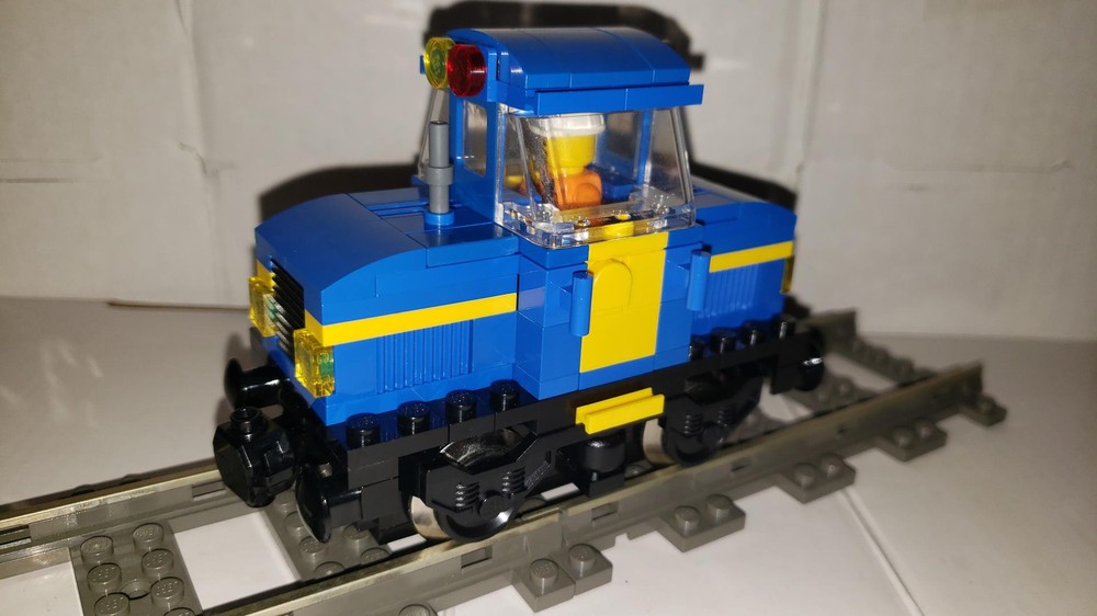 LEGO MOC 9V Diesel Shunter "Baby Blue" by Rocket Racer318 | Rebrickable ...