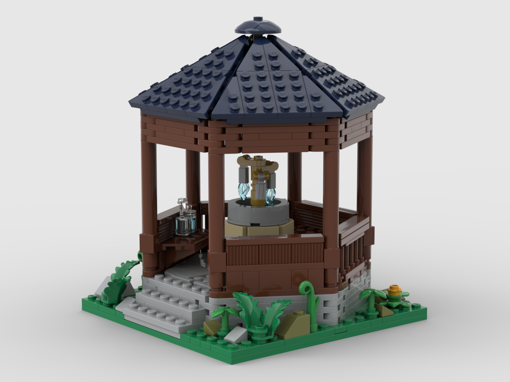 LEGO MOC Hexagonal Gazebo by Martinzi | Rebrickable - Build with LEGO