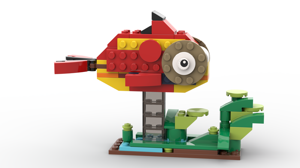 LEGO MOC 11005 Fish by Lenarex | Rebrickable - Build with LEGO