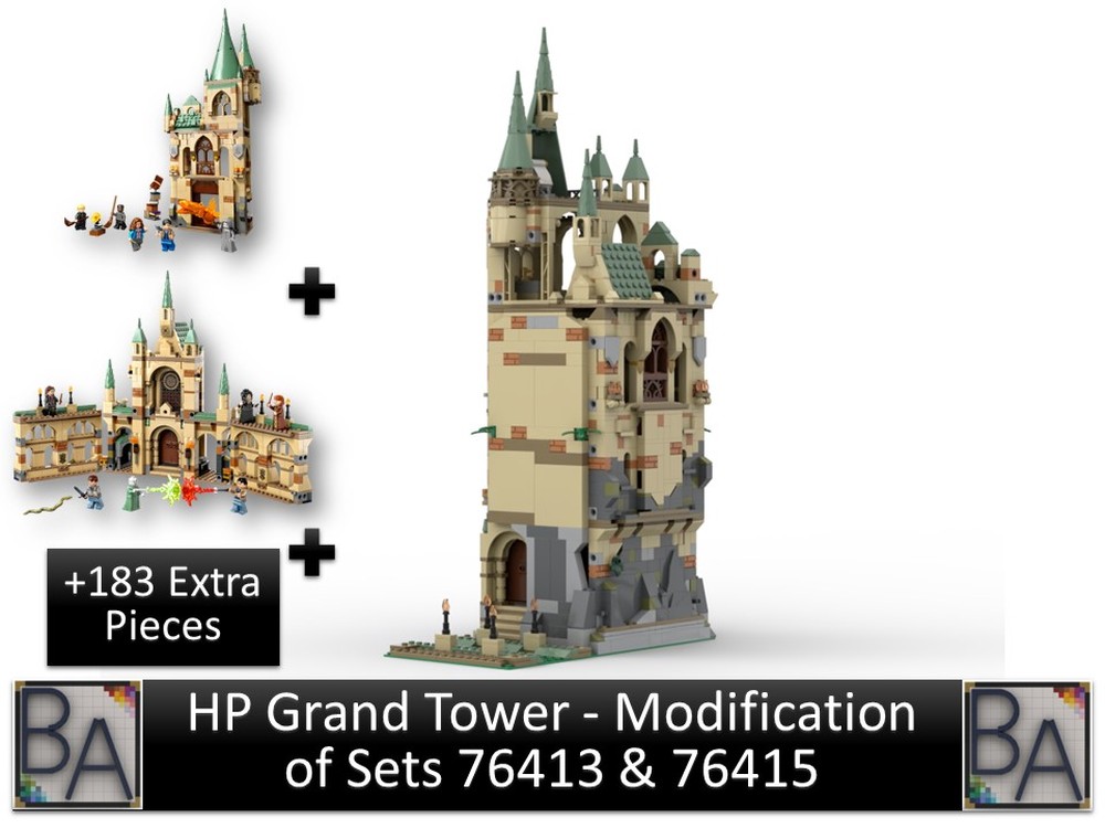 LEGO MOC HP Grand Tower by Brick Artisan | Rebrickable - Build with LEGO