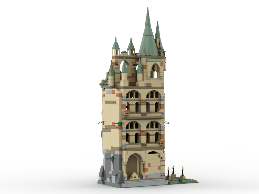Lego Moc Hp Grand Tower By Brick Artisan Rebrickable Build With Lego