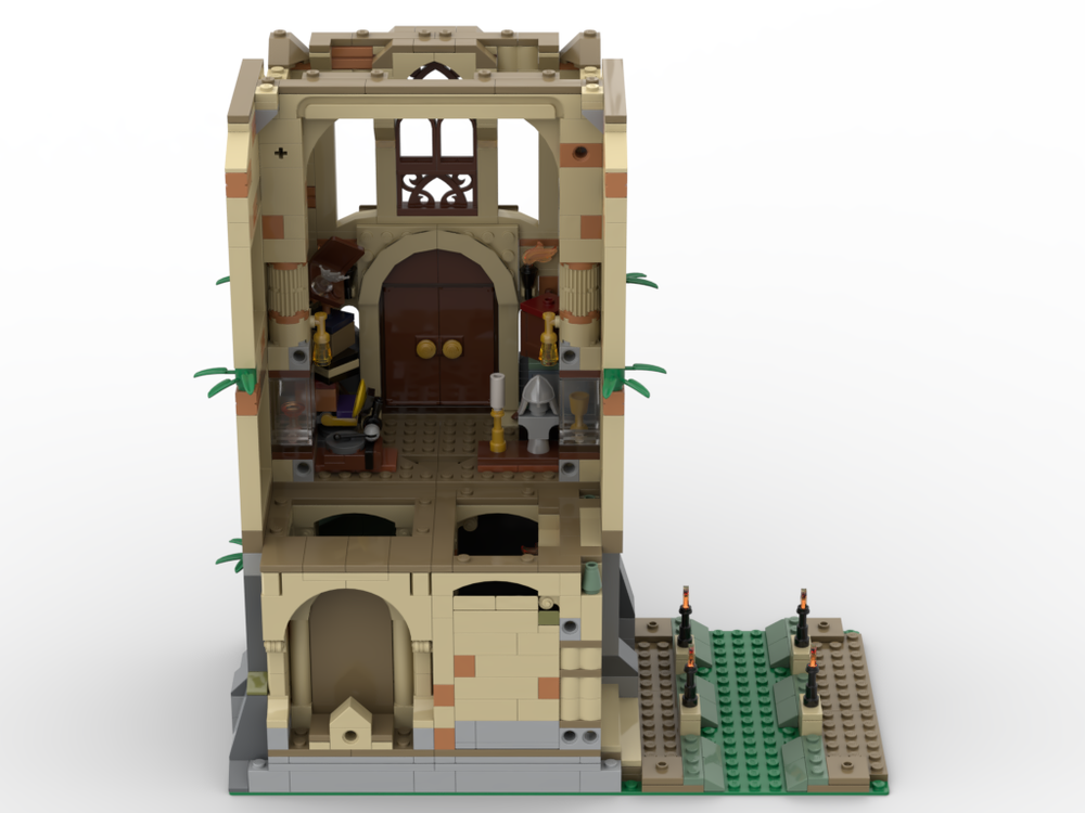 Lego Moc Hp Grand Tower By Brick Artisan Rebrickable Build With Lego
