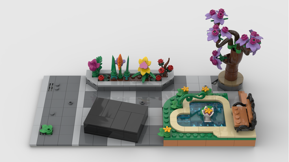 LEGO MOC-165201 In-between Modular Park by SeaBeast | Rebrickable ...