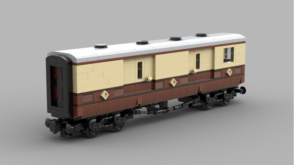 LEGO MOC Emerald Night Carriages - Large Size by TrainsWithLights ...