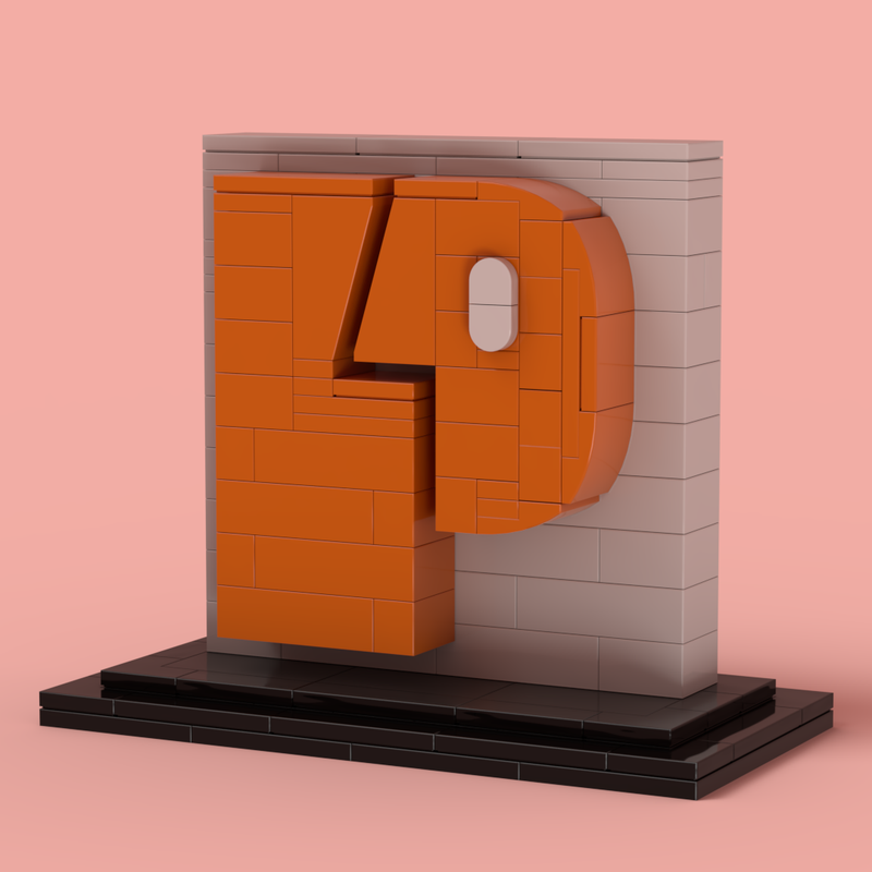 LEGO MOC P4P Logo by birdbrickbuilds | Rebrickable - Build with LEGO