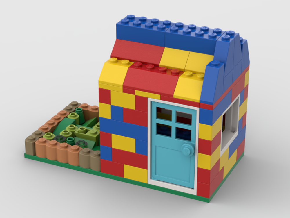 LEGO MOC Primary House with Garden - 10717-1 by CMakes23 | Rebrickable ...