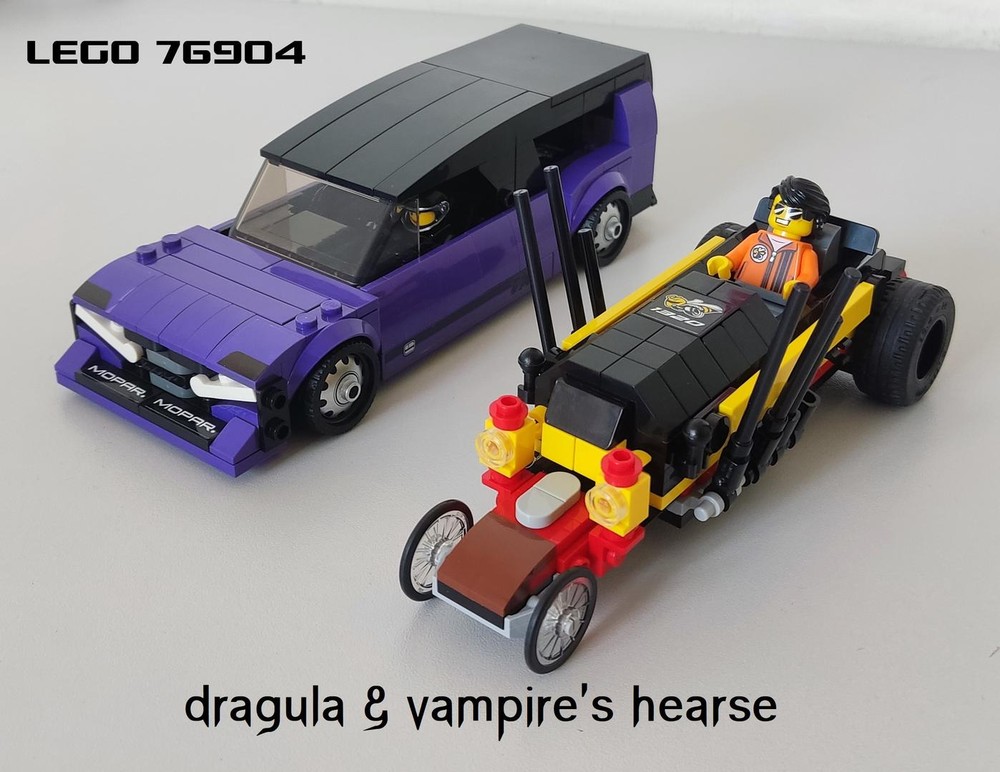 LEGO MOC 76904 Dragula & Vampire's hearse by Kirvet | Rebrickable ...