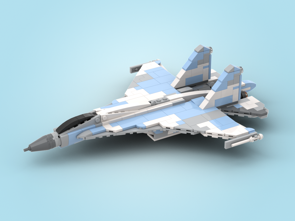 LEGO MOC SU-35 Light Blue Camo (1/72 scale) by abracada_brick ...