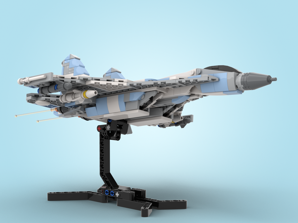 Lego Moc Su 35 Light Blue Camo 172 Scale By Abracadabrick