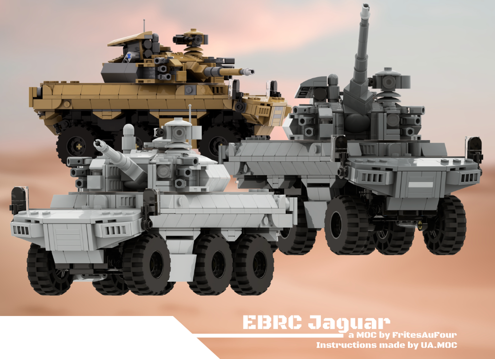 LEGO MOC-165260 EBRC JAGUAR by FritesAuFour | Rebrickable - Build with LEGO