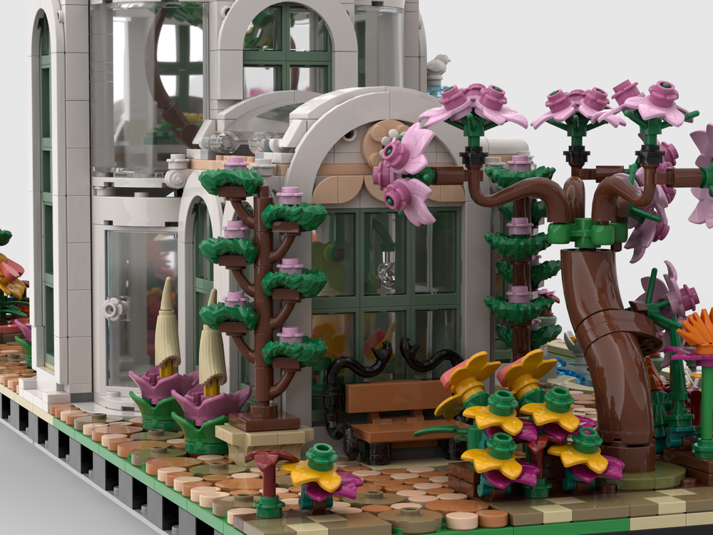 Lego Moc 41757 Big Botanical Garden By Bergebricks Rebrickable