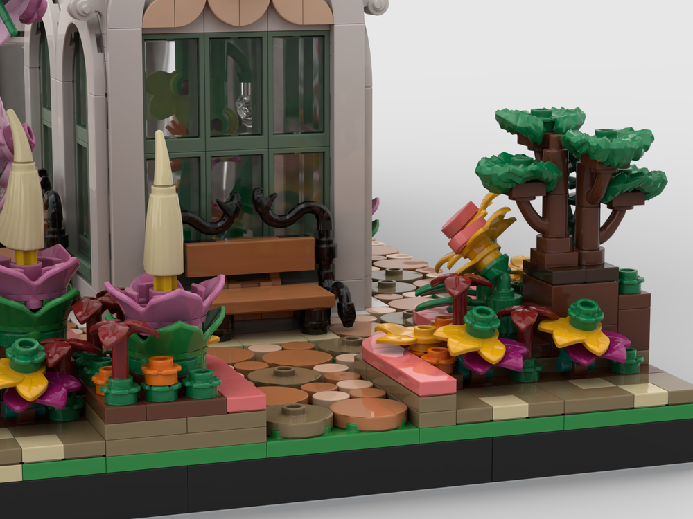 Lego Moc 41757 Big Botanical Garden By Bergebricks Rebrickable
