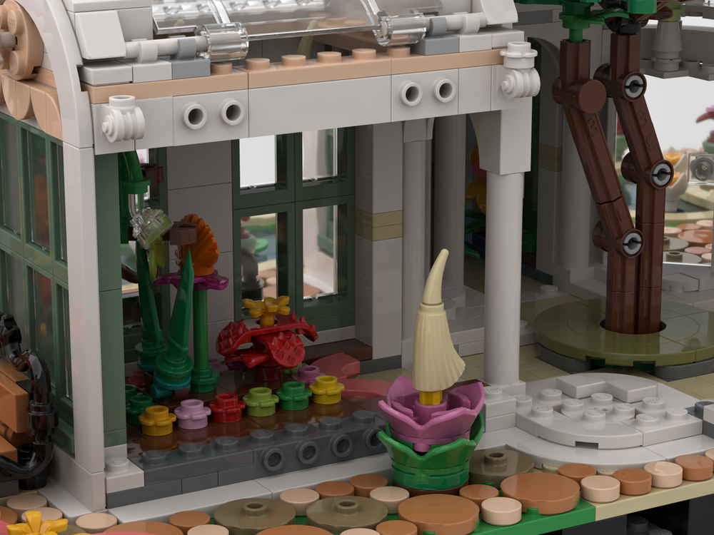 Lego Moc 41757 Big Botanical Garden By Bergebricks Rebrickable
