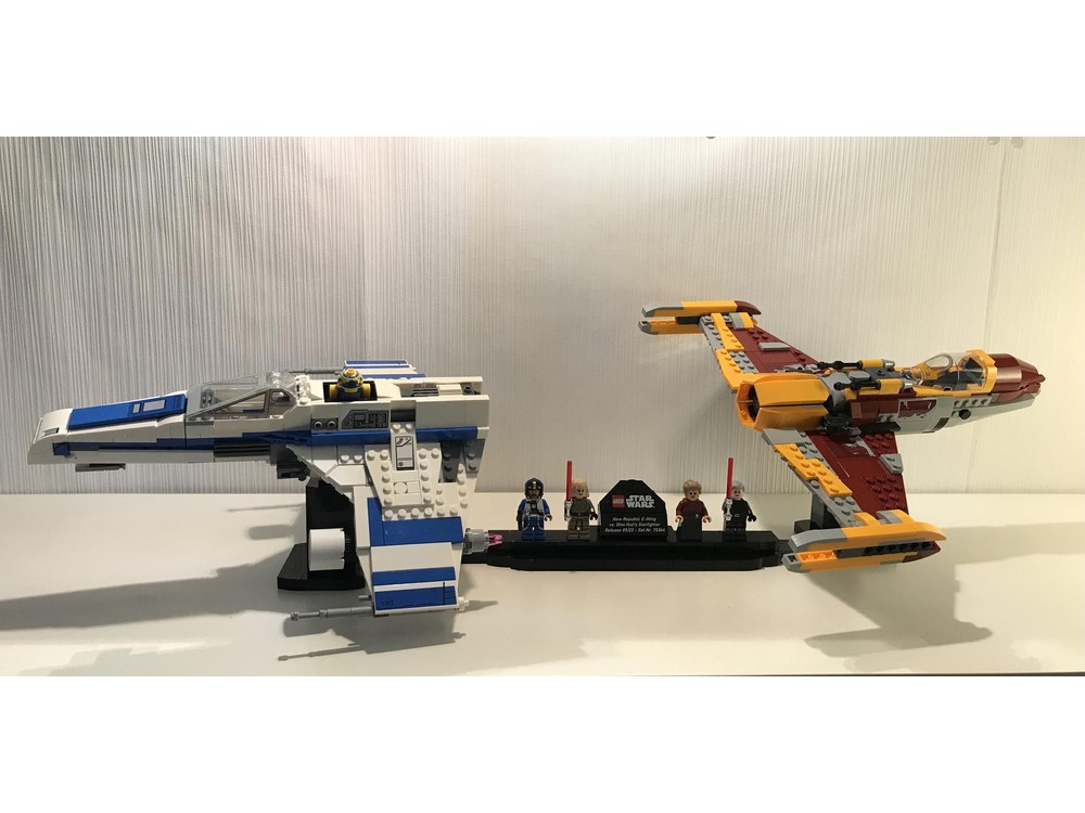 LEGO MOC Display Stand for New Republic E-WIng vs. Shin Hati's ...